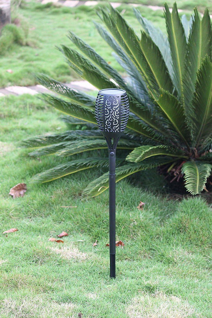 Solar Garden Fire Burn LED Light - TTSGFBL05W ( Pack of 2 )