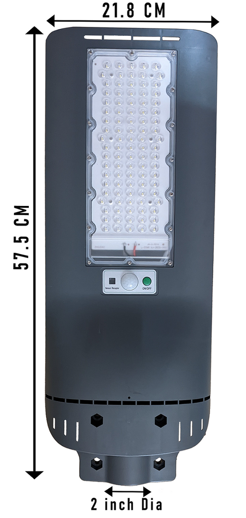 Solar Street Light 60 Watt LED Chip Owl Series Motion Sensor - TTASLM6